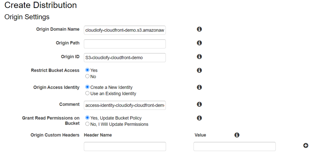 Content delivery network with Amazon CloudFront