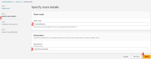 How to create and deploy S3 bucket using CloudFormation template